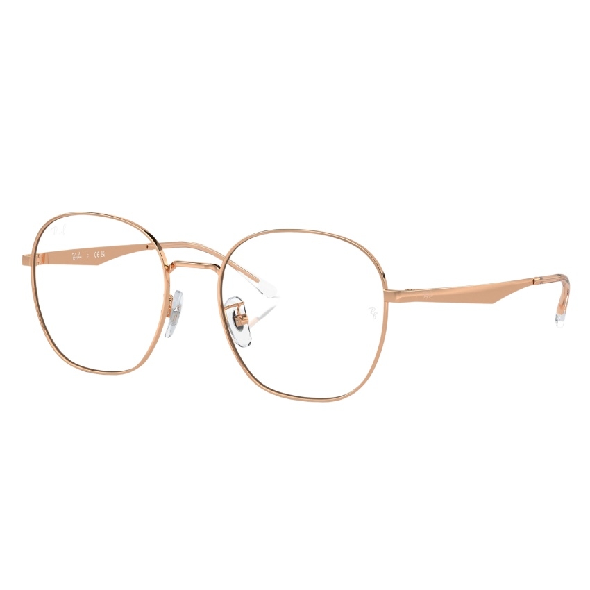 Óculos de Grau Retangular Ray-Ban RX6515D 3094 54 RMD.MTL Dourado ...
