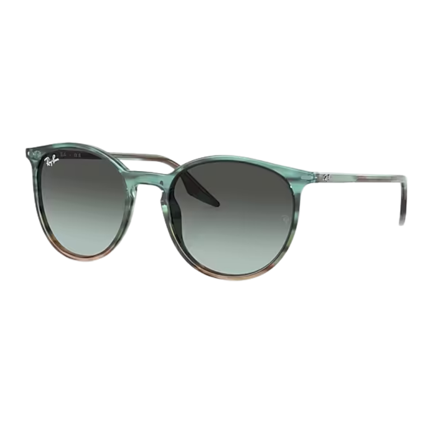 Óculos de Sol Redondo Ray-Ban RB2204 1394GK54 RMD.ACT Azul Degradê ...