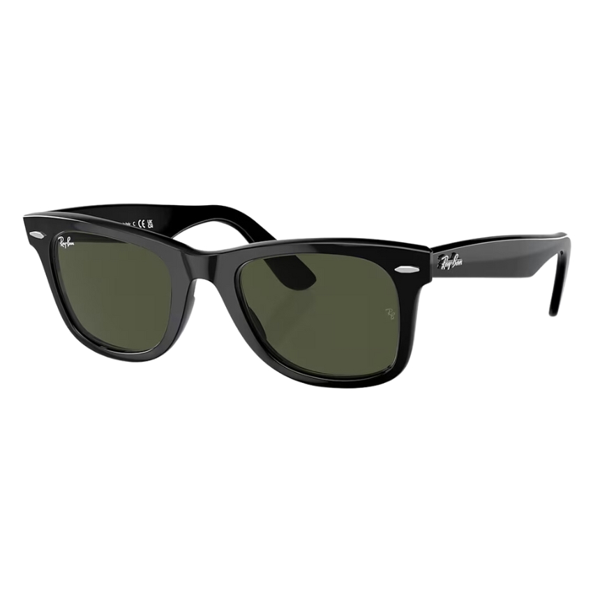 Óculos de Sol Retangular Ray-Ban Wayfarer RB2140901 54 RMD.ACT Preto ...