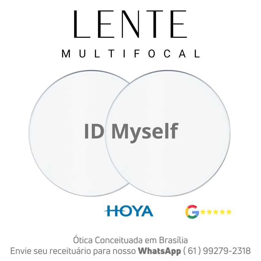 Par de Lentes Progressiva Multifocal em Dobro Hoya ID Myself HV ...