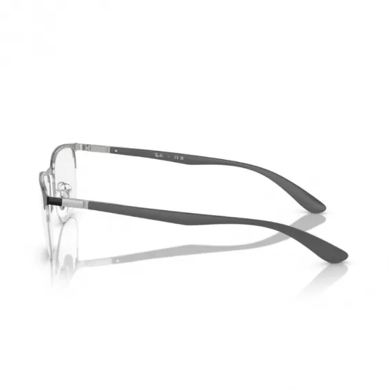 Óculos de Grau Fio de Nylon+Retangular Ray-Ban RX6513 3163 55 RGD.MTL ...