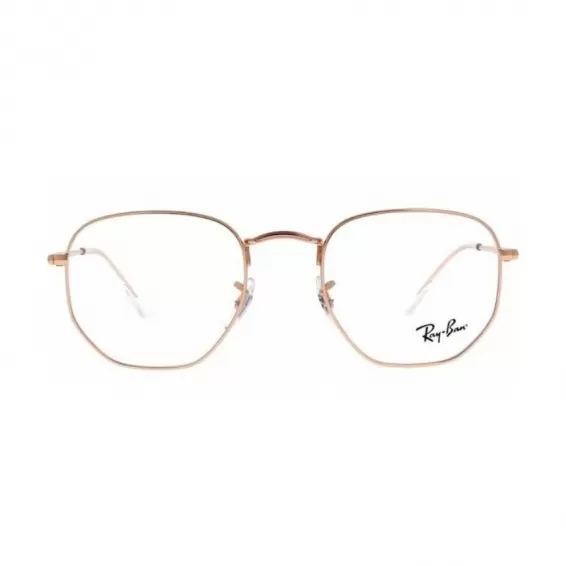 Óculos de Grau Hexagonal Ray-Ban RX6448 3094 54 RMD.MTL Dourado - Ótica ...