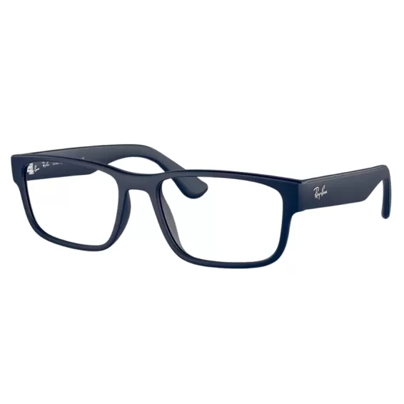 Óculos de Grau Retangular Ray-Ban RX7243L 5412 56 RGD.ACT Azul - Ótica ...