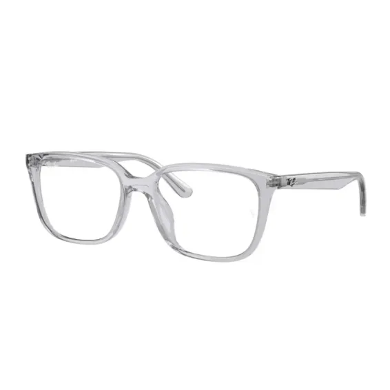 Óculos de Grau Retangular Ray-Ban RX7248D 8411 55 RGD.ACT Cinza Incolor ...