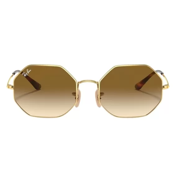 Óculos de Sol Octagonal Ray-Ban RB1972 91475154 RMD.MTL Dourado+Marrom ...