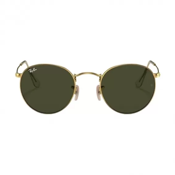 Óculos de Sol Redondo Ray-Ban RB3447NL 001 53 RMD.MTL Dourado - Ótica ...
